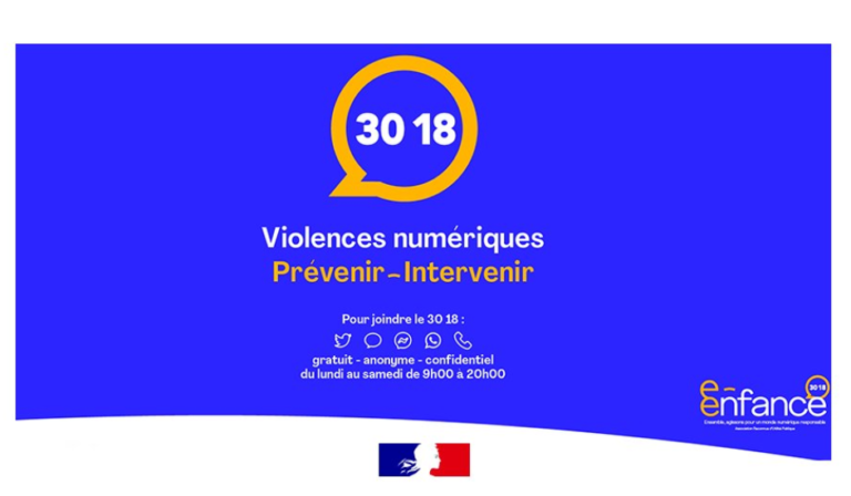 3018, le nouveau numéro d'assistance pour les jeunes victimes de ...