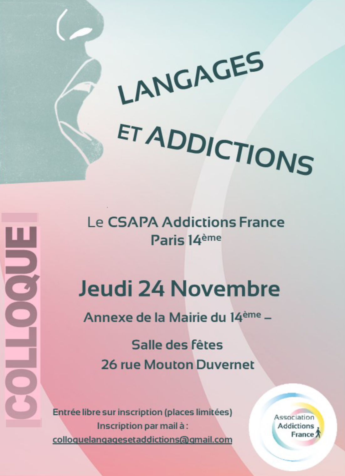 Colloque : Langages et addictions - Santé Mentale