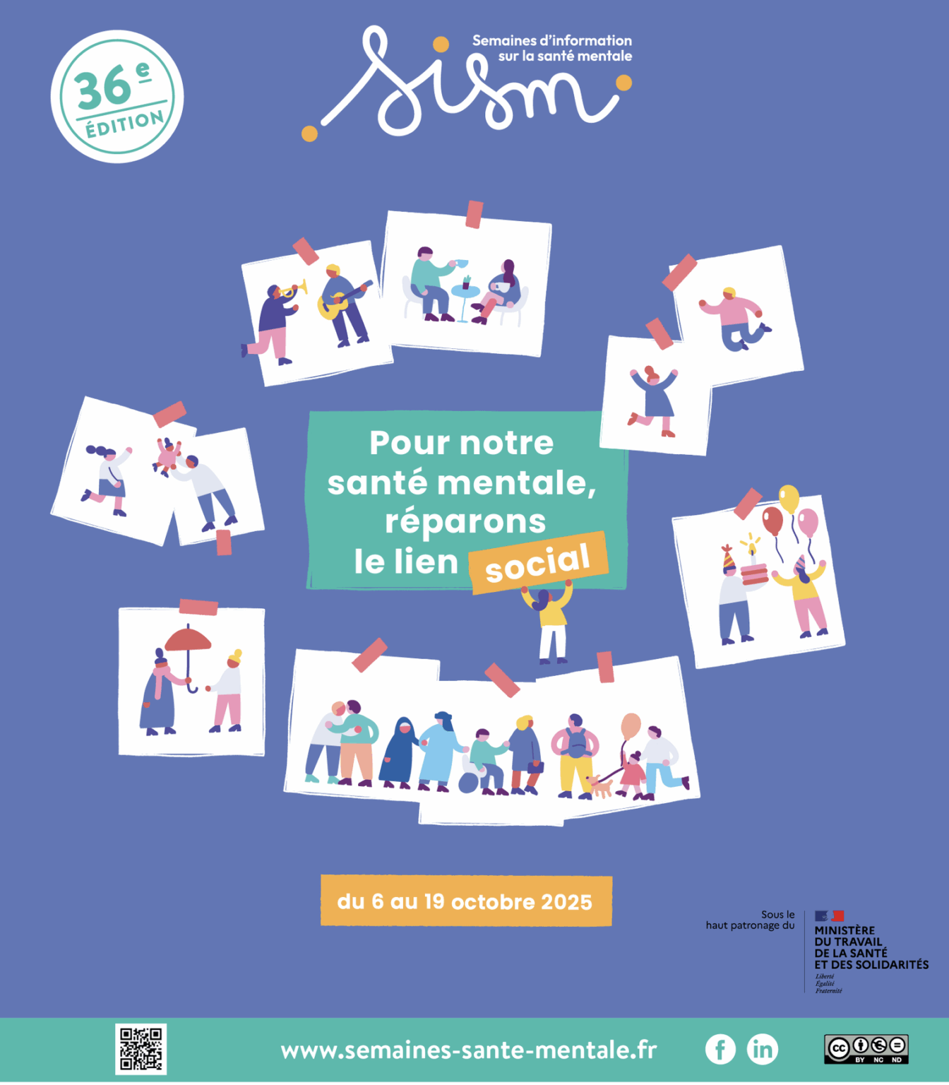Sism 2025 : « pour notre santé mentale, réparons le lien social » - Santé Mentale